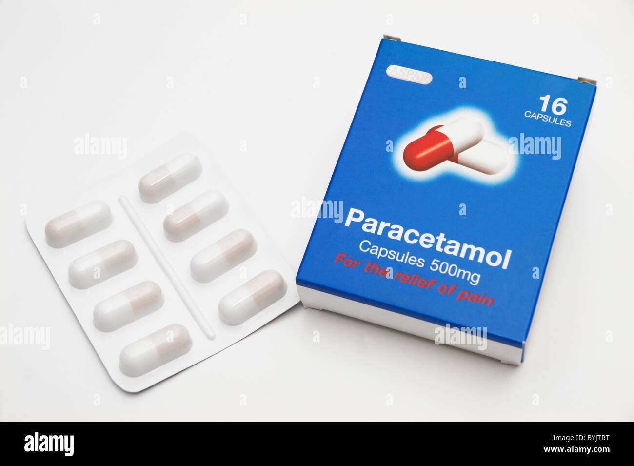 Paracetamol caplets -Fotos und -Bildmaterial in hoher Auflösung – Alamy