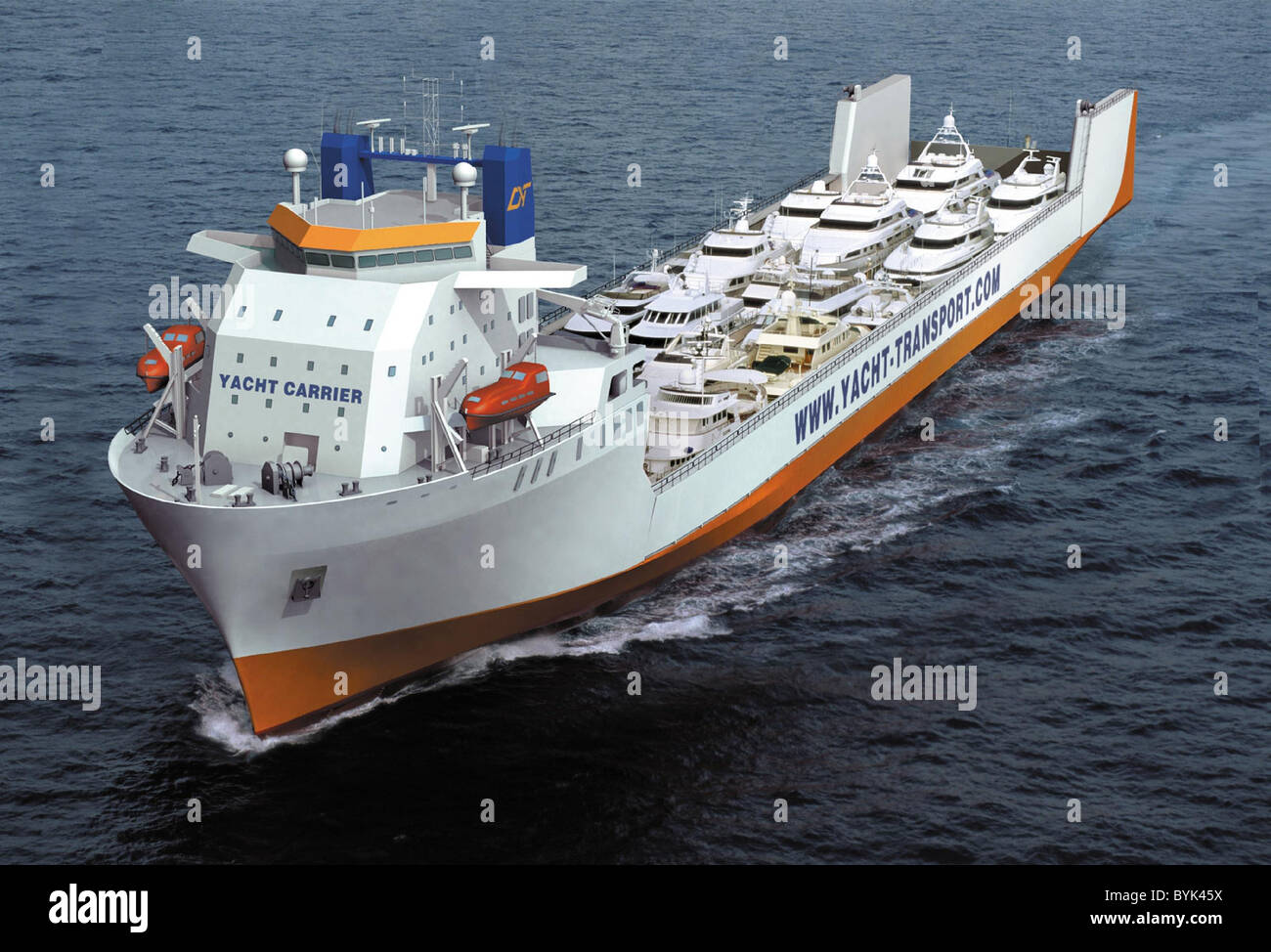 Die Dockwise Yacht-Transporter müssen Ihre Flotte von Luxus-Yachten ...