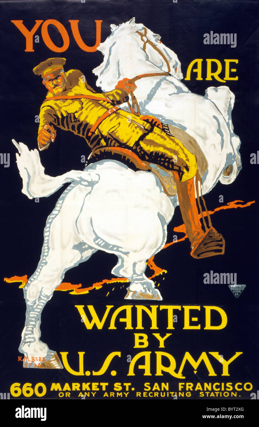 Army recruiting poster -Fotos und -Bildmaterial in hoher Auflösung – Alamy