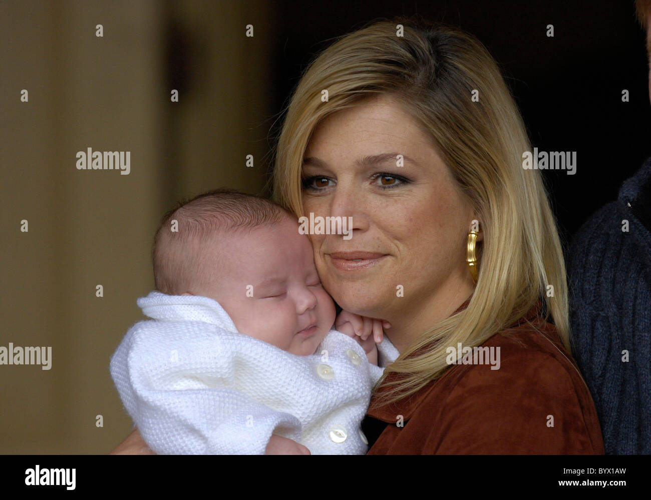 Prinzessin Maxima und Prinzessin Ariane bei einem Fototermin in die ...