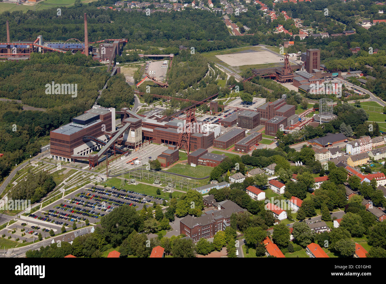 Luftaufnahme, Zollverein Coal Mine Industriekomplex, Designschule ...