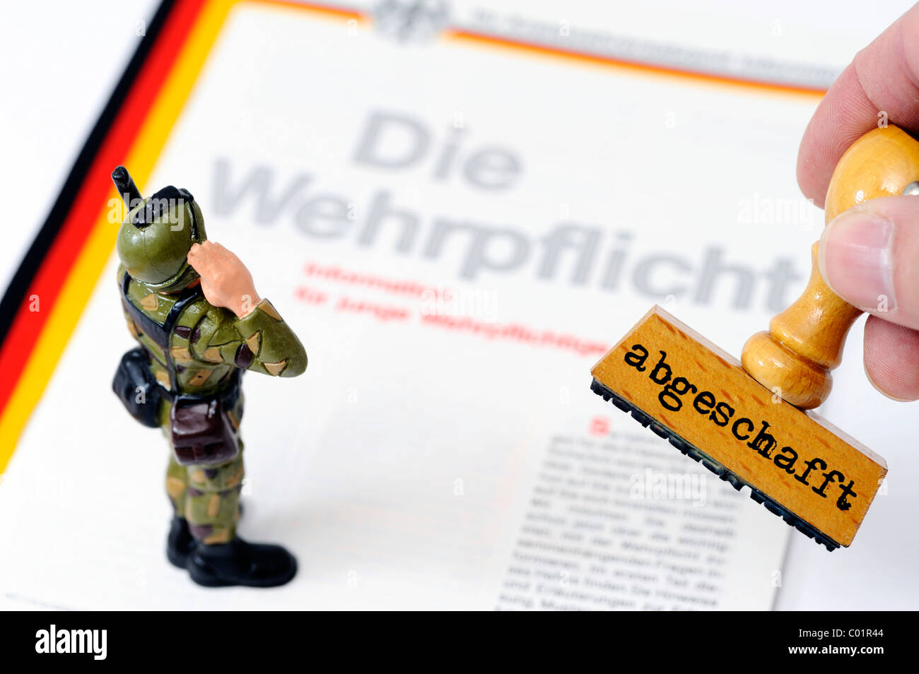 Abschaffung der Wehrpflicht in Deutschland Stockfotografie - Alamy