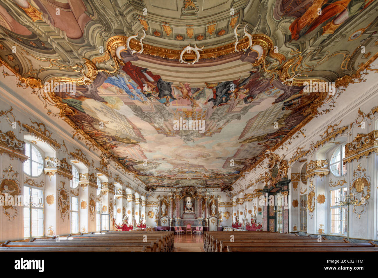 Goldener Saal Saal in der ehemaligen Universität des Jesuitenkollegs ...