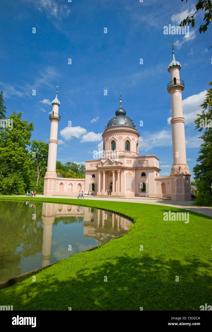 Moschee, Schloss Schwetzingen oder Schwetzingen Schloss Palast Gärten ...
