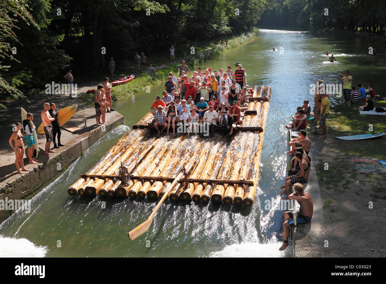 Rafts Isar Stockfotos und -bilder Kaufen - Alamy