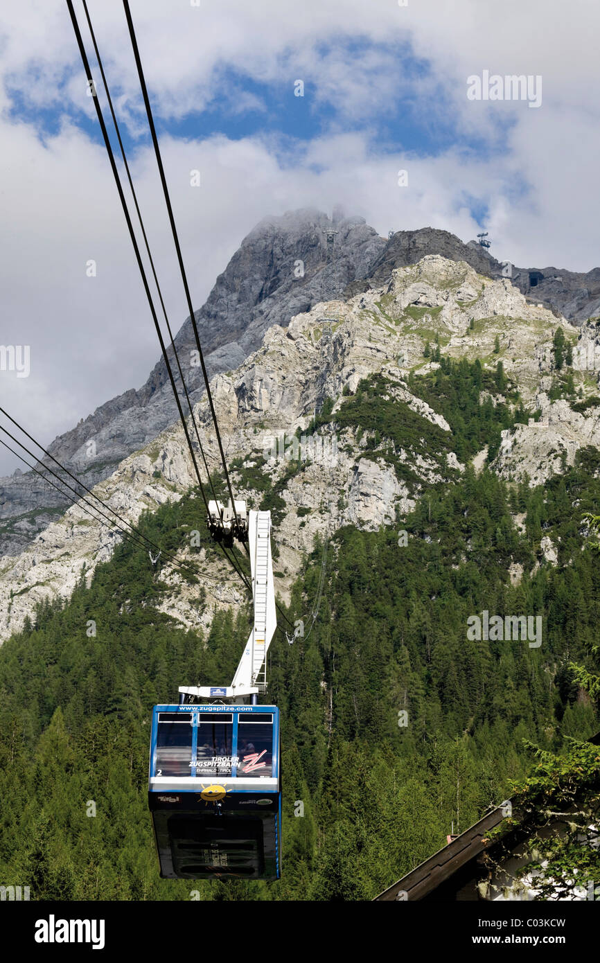Tiroler Zugspitzbahn in Ehrwald, Tirol, Österreich, Europa ...