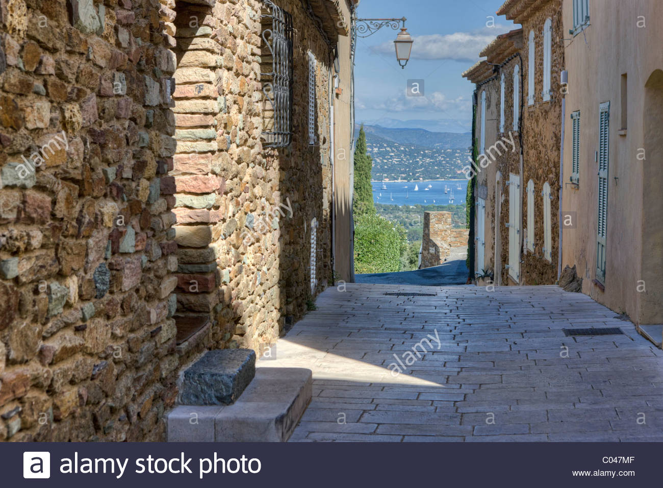 Gassin Village South France Provence Stockfotos & Gassin Village South France Provence Bilder ...