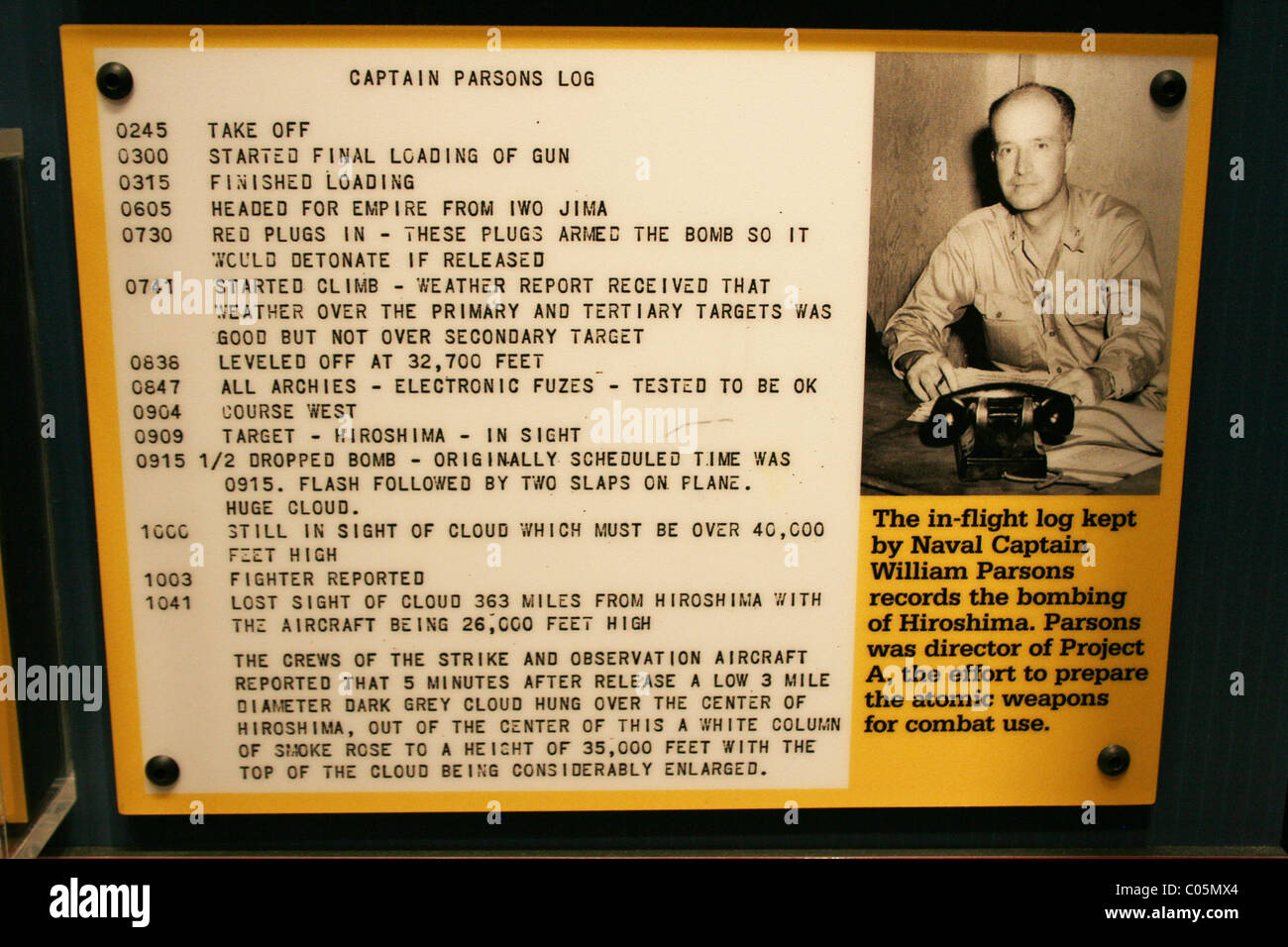 Hiroshima pilot -Fotos und -Bildmaterial in hoher Auflösung – Alamy