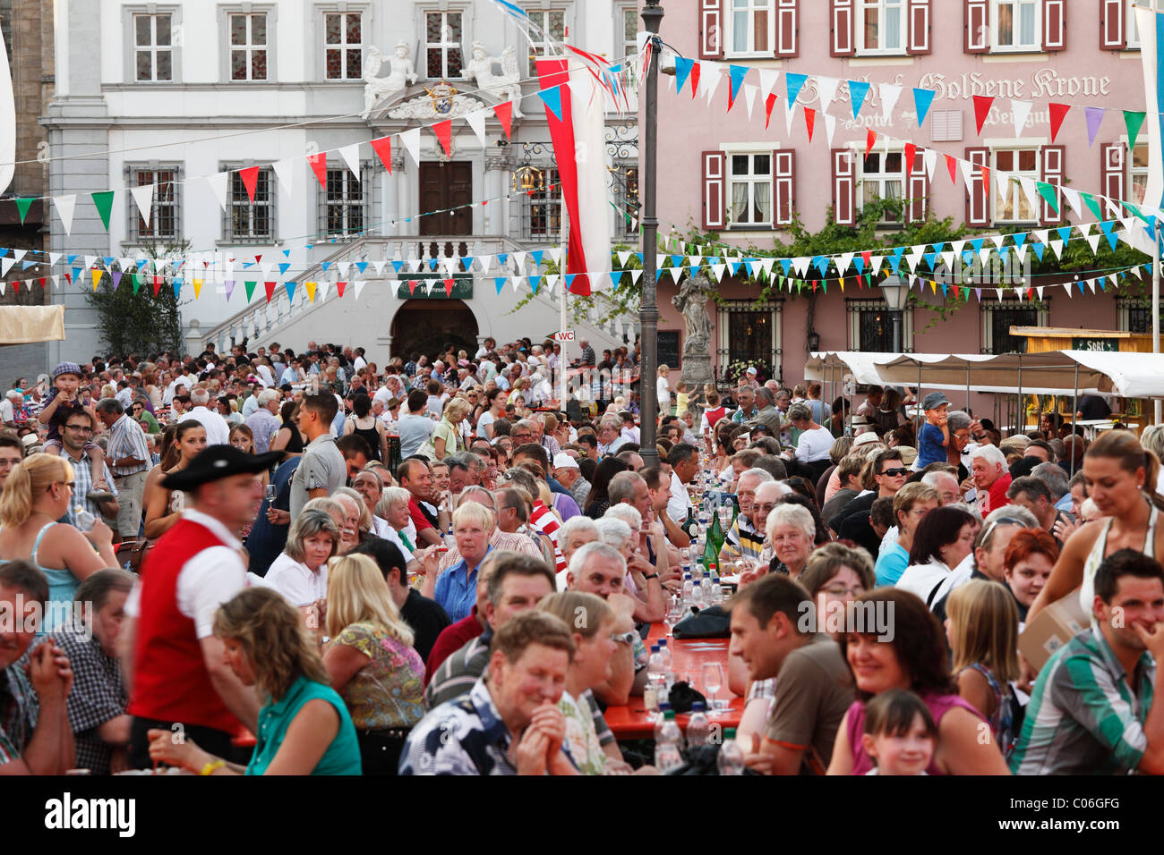 Weinfest, Iphofen, Mainfranken, Unterfranken, Franken, Bayern ...