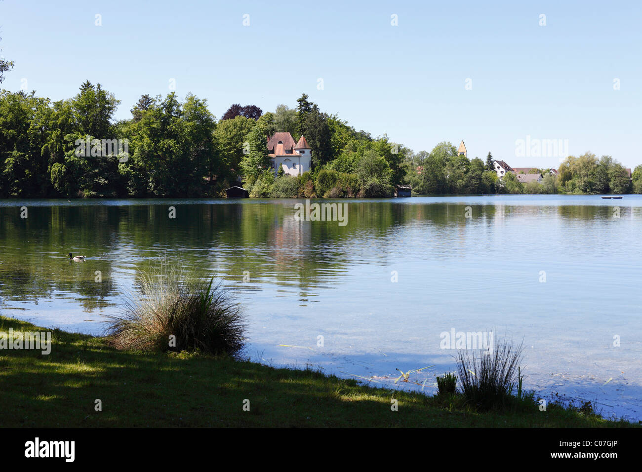 Wesslinger See See, Wessling, Fuenfseenland oder Five Lakes Region ...