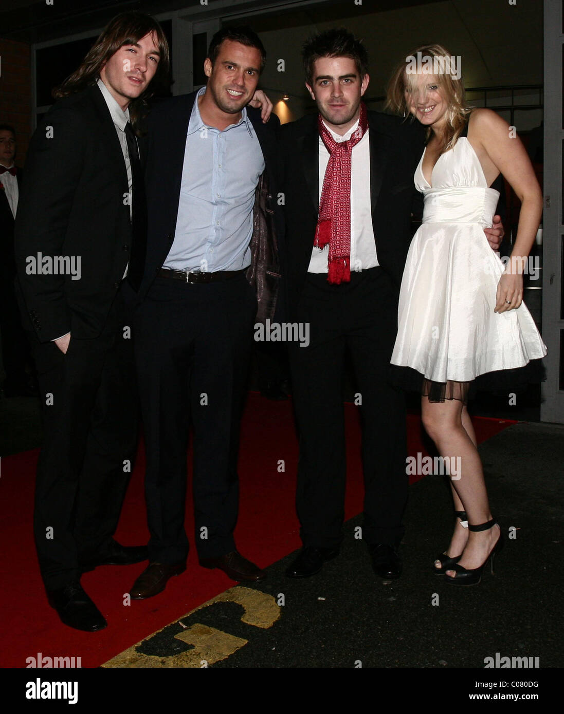 Anthony Quinlan, Jamie Lomas, Gast und Zoe Lister Unicef-Gala-Dinner 07 ...