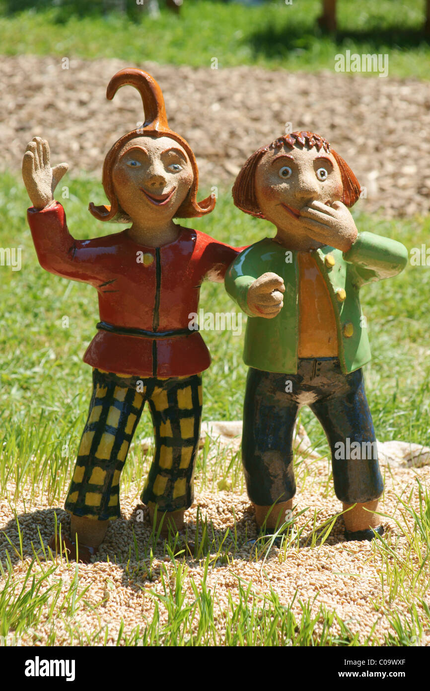 Max und Moritz Skulpturen, Zeichen einer deutschen Geschichte in Vers ...