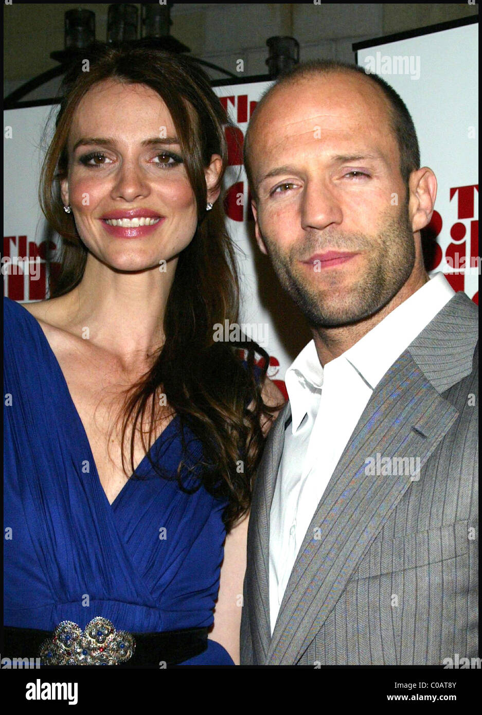 Saffron Burrows und Jason Statham besuchen die New Yorker Premiere von ...