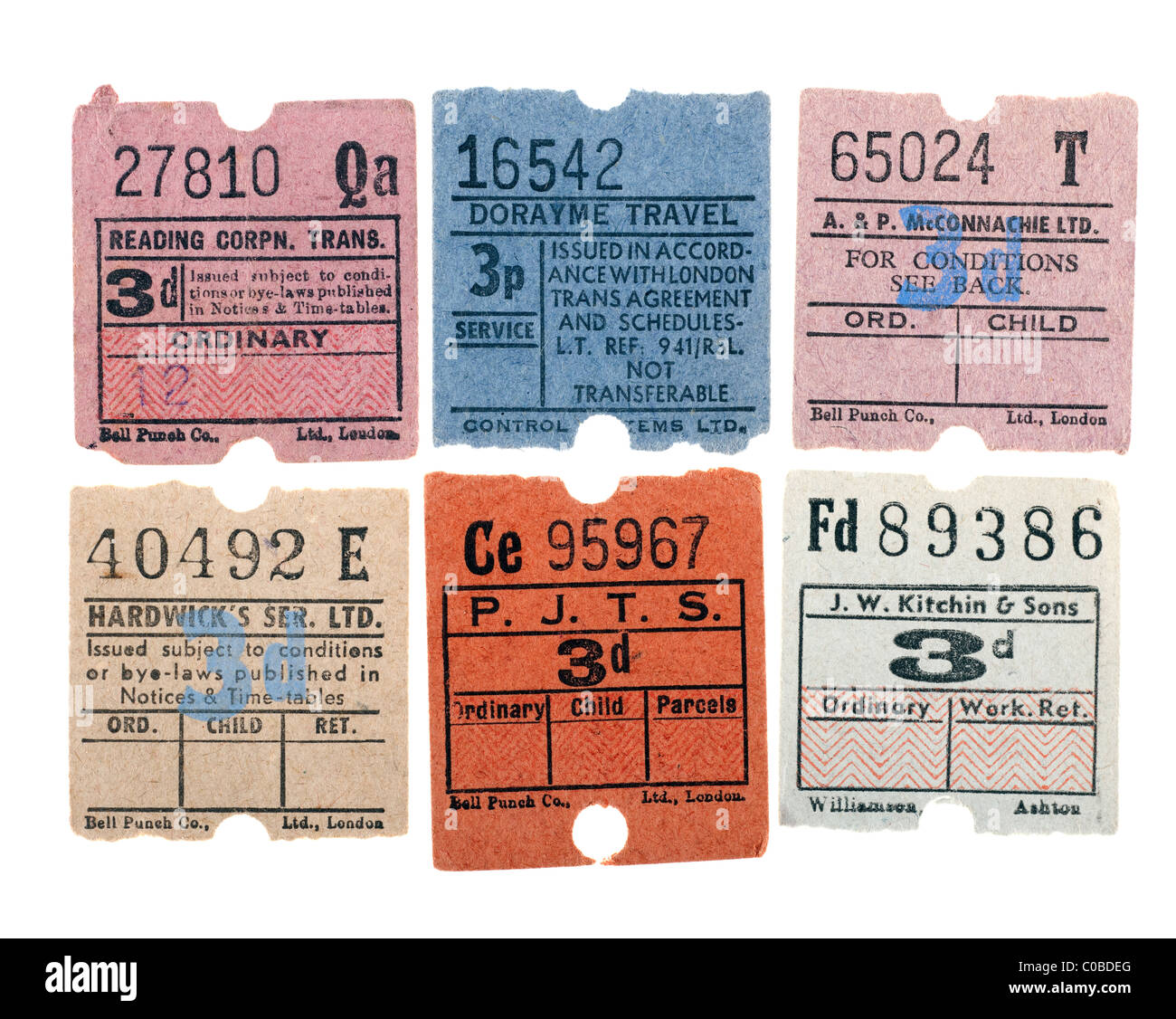 Vintage bus ticket -Fotos und -Bildmaterial in hoher Auflösung – Alamy