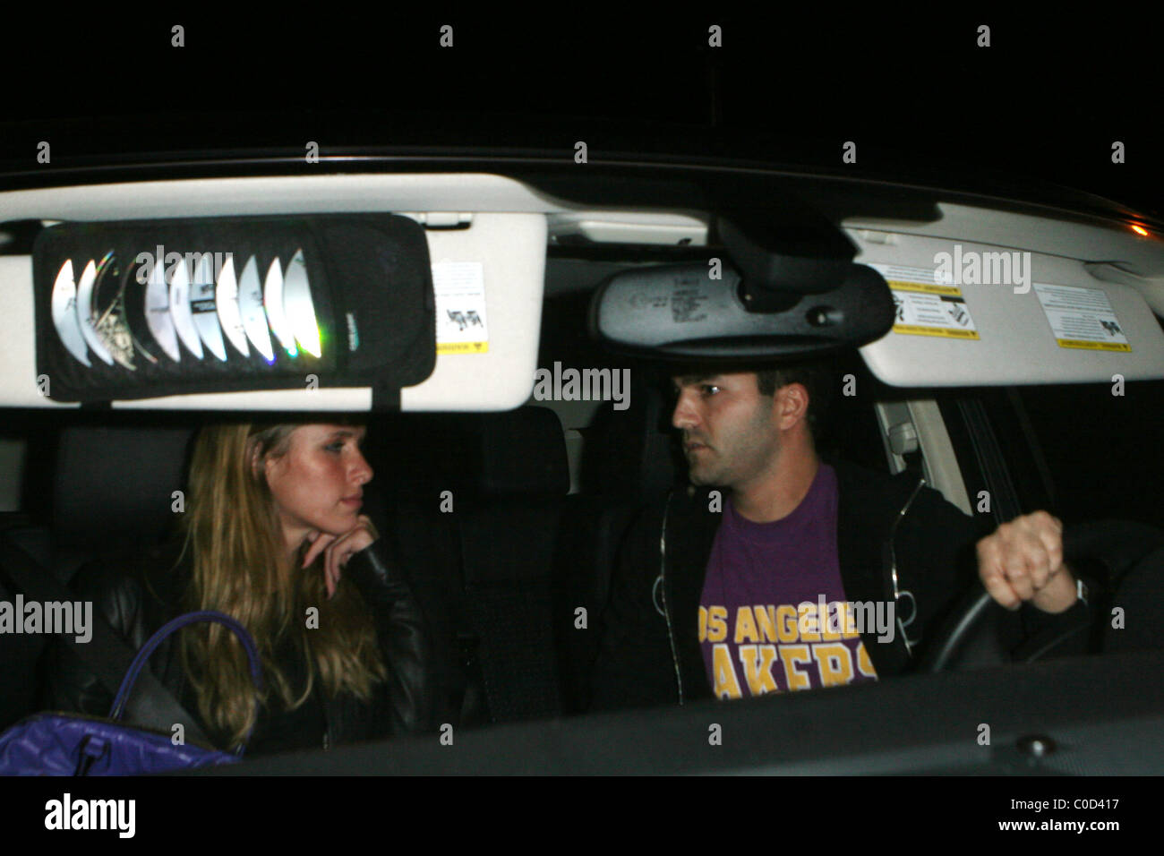 Nicky Hilton und David Katzenberg aus dem Fuchsschwanz-Nachtclub. West ...