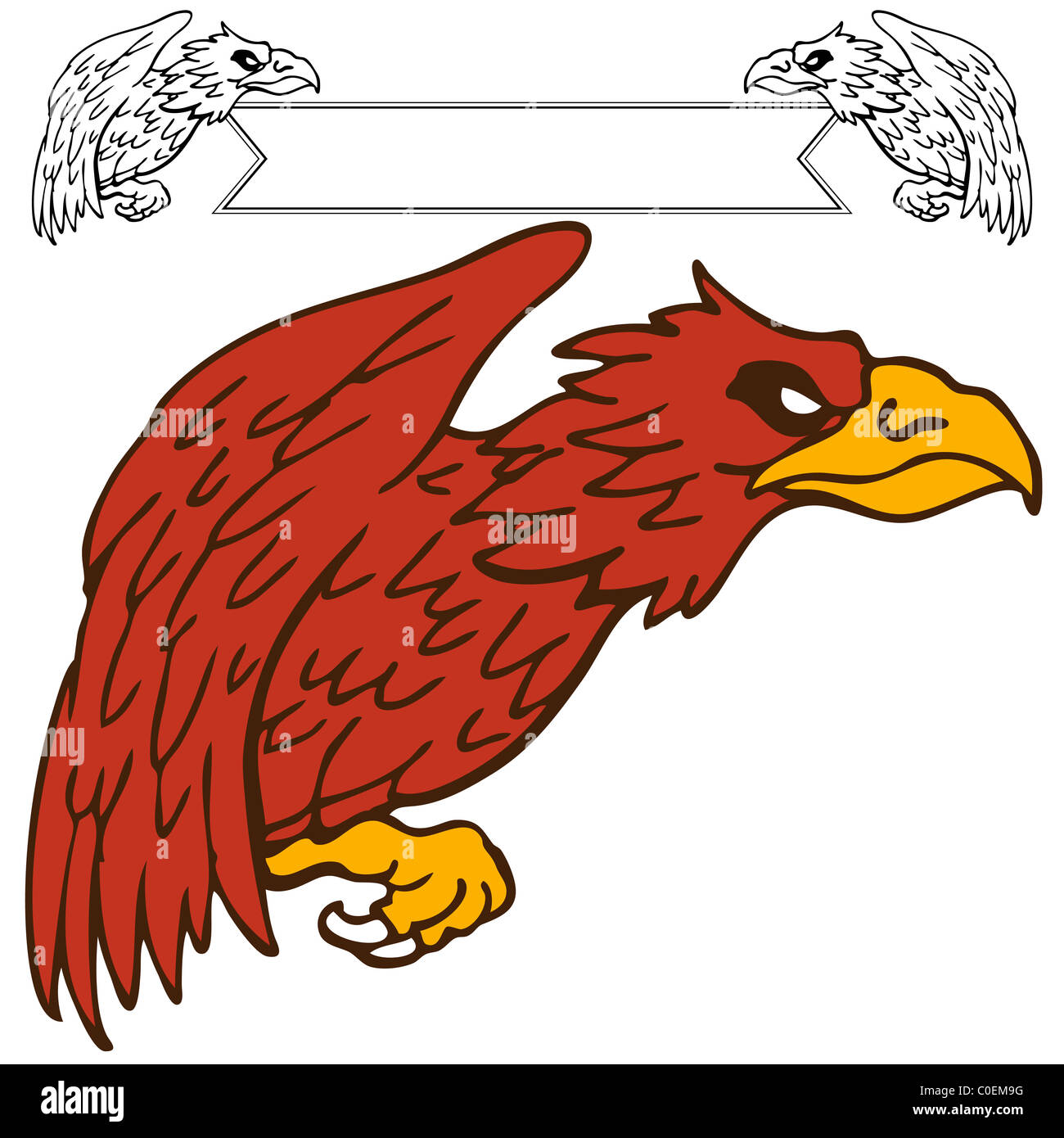 Griffon griffin bird banner -Fotos und -Bildmaterial in hoher Auflösung ...