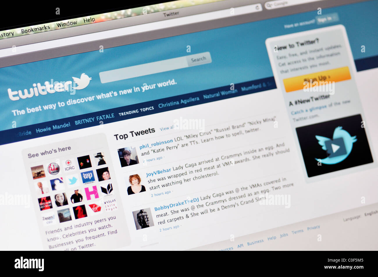 Twitter screenshot -Fotos und -Bildmaterial in hoher Auflösung – Alamy