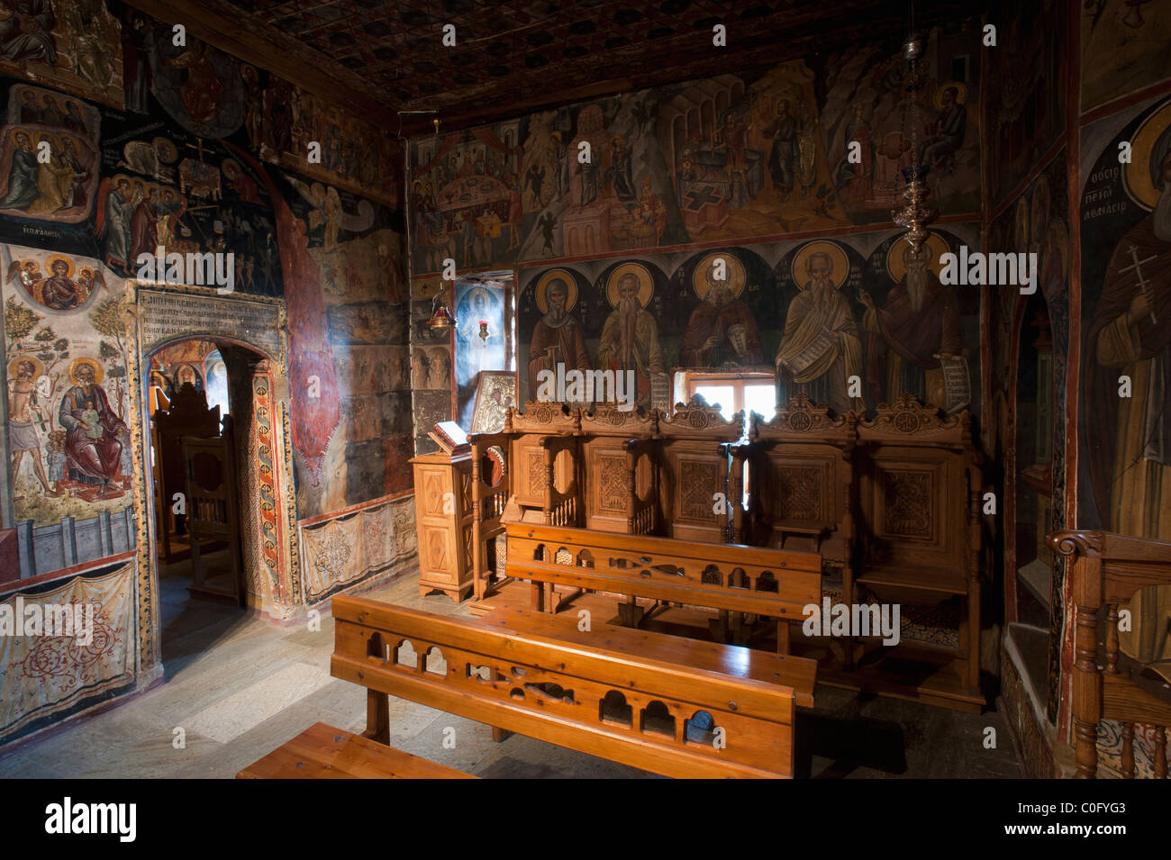 Meteora monastery interior -Fotos und -Bildmaterial in hoher Auflösung ...