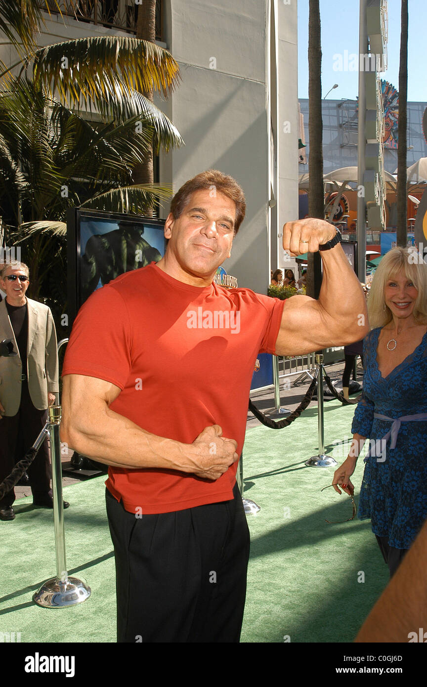 Lou Ferrigno Senhor Universo Lou Ferrigno & Eric Bana At The World