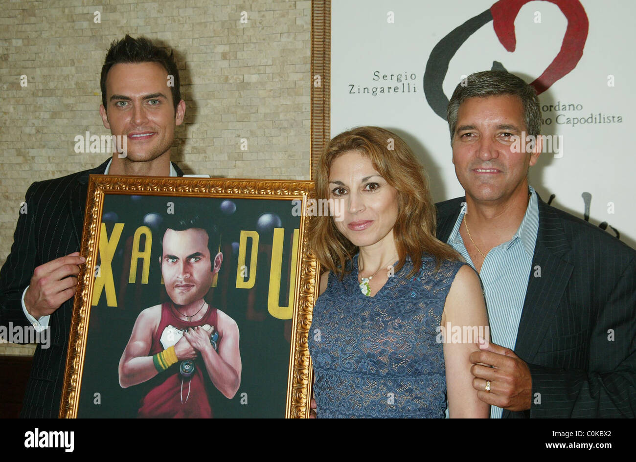 Cheyenne Jackson, Valerie Smalldone, Bruce Dimpflmaier Broadway-Stück ...