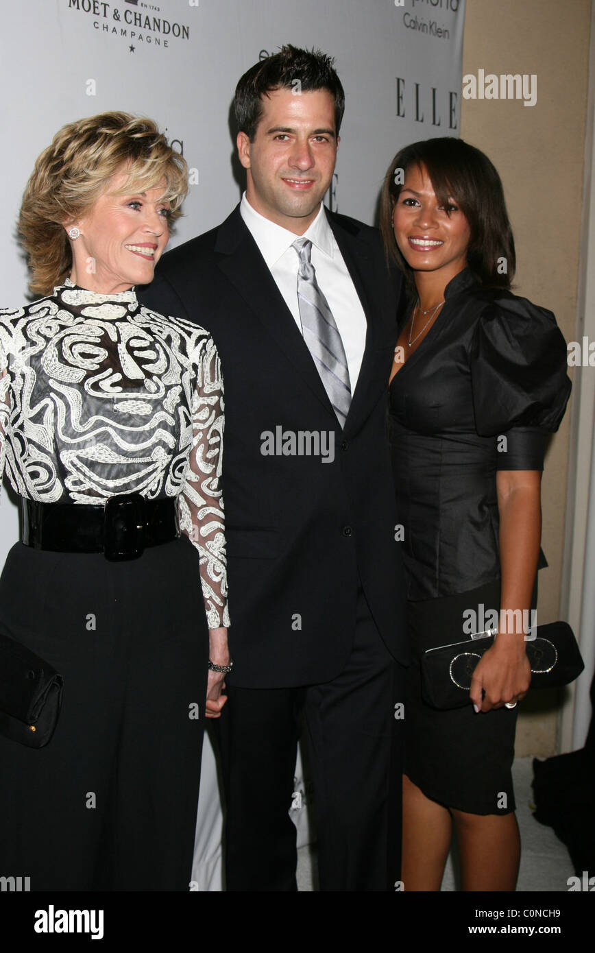 Jane Fonda, Sohn Troy Garity und Frau Simone Bent Elle Frauen in ...