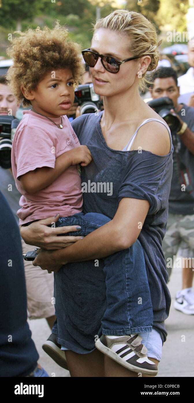 Heidi Klum und ihr Sohn Henry Heidi Klum verbringt den Tag mit ihren ...