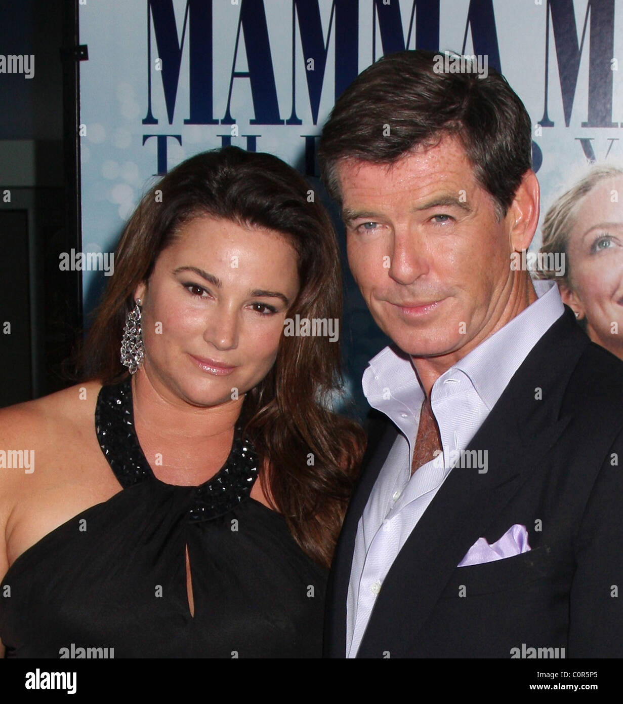 Keely Shaye Smith und Pierce Brosnan der New-York-Premiere von "Mamma ...