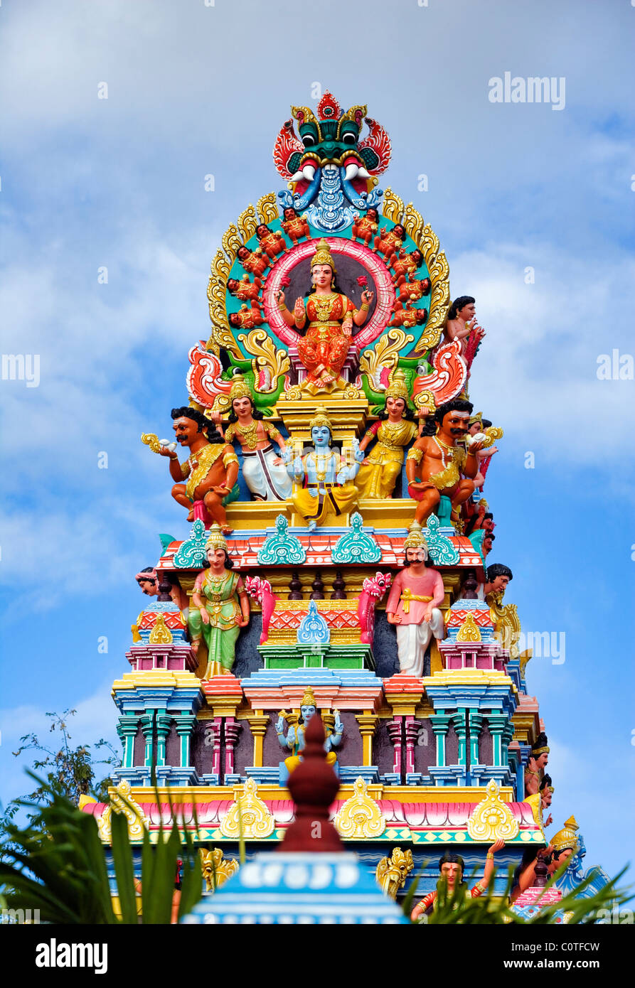 Mauritius Tamil Temple Religion Stockfotos und -bilder Kaufen - Alamy