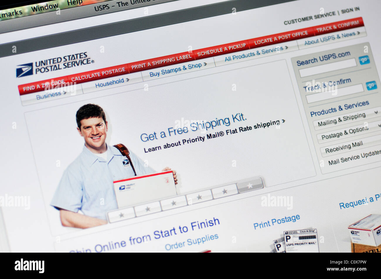 Usps webseite -Fotos und -Bildmaterial in hoher Auflösung – Alamy