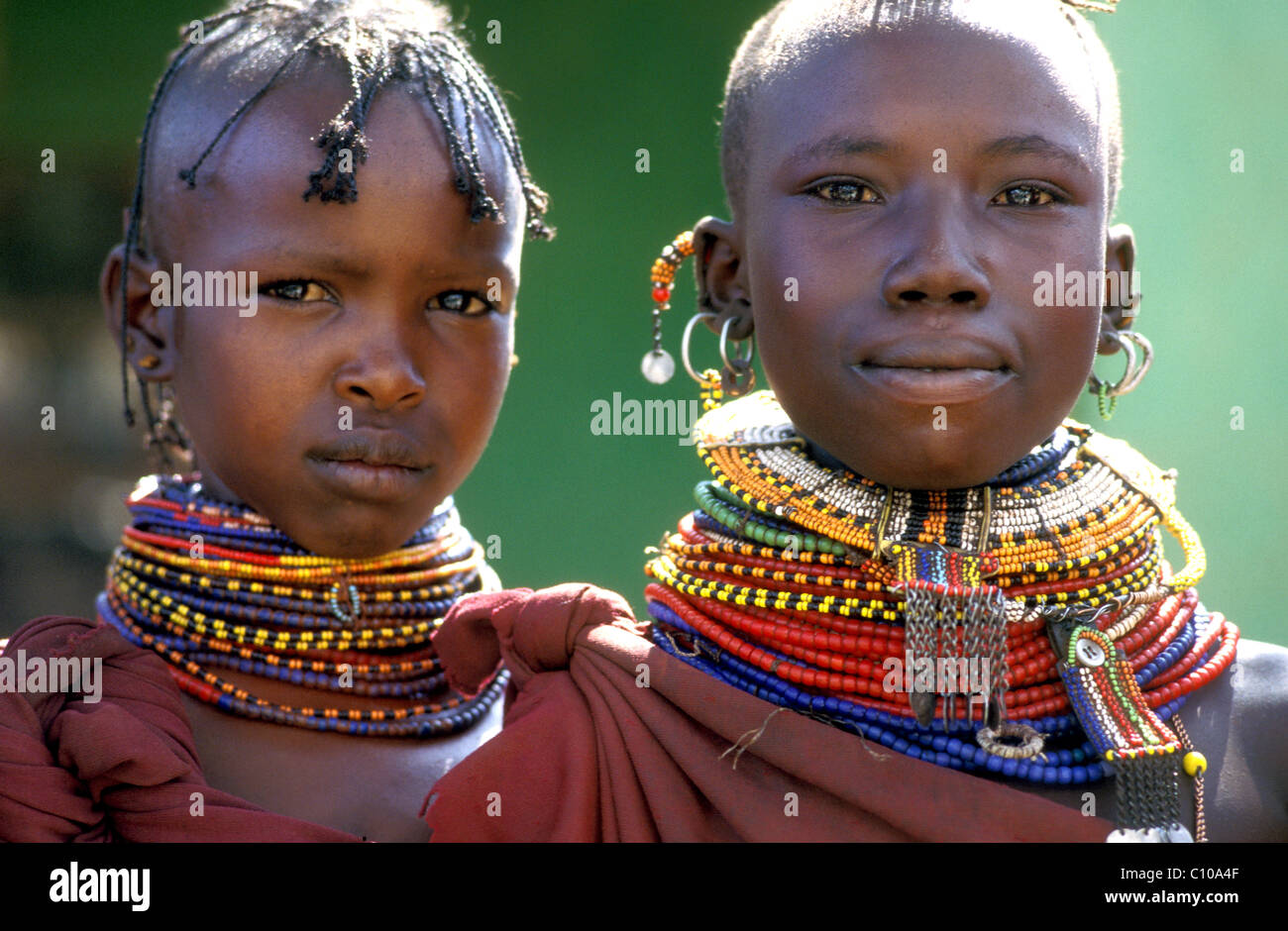 Turkana Children Kenya Africa Tribal Stockfotos und -bilder Kaufen - Alamy