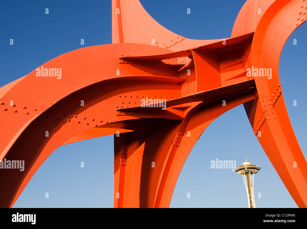 USA, Washington, Seattle, "Adler" Skulptur von Alexander Calder (1971 ...