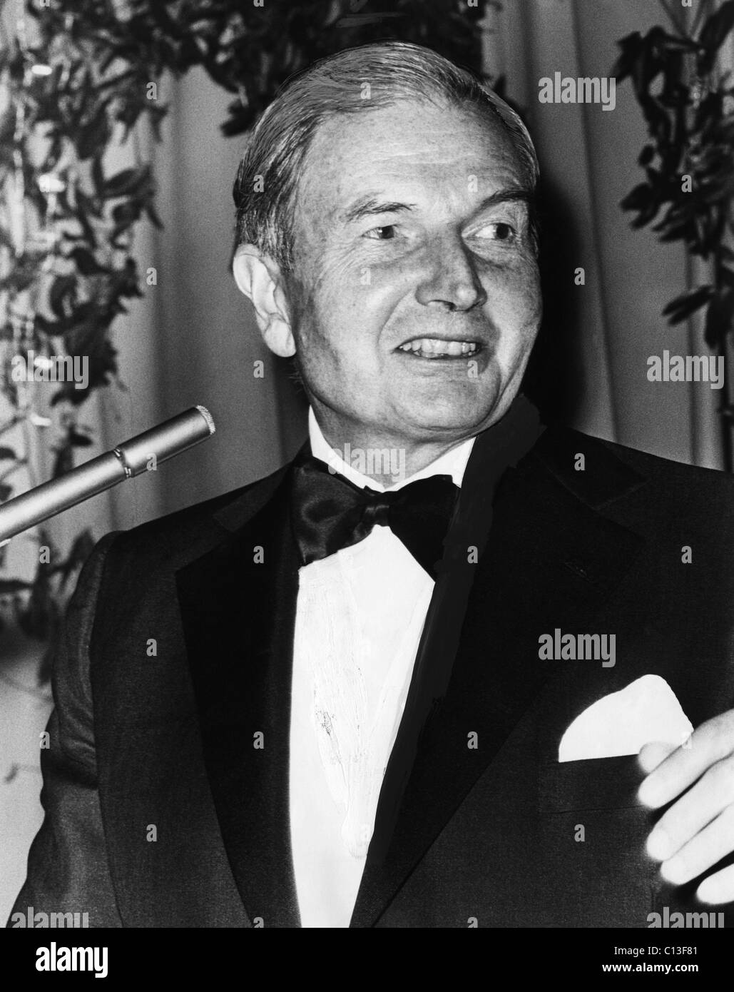 David rockefeller Schwarzweiß-Stockfotos und -bilder - Alamy