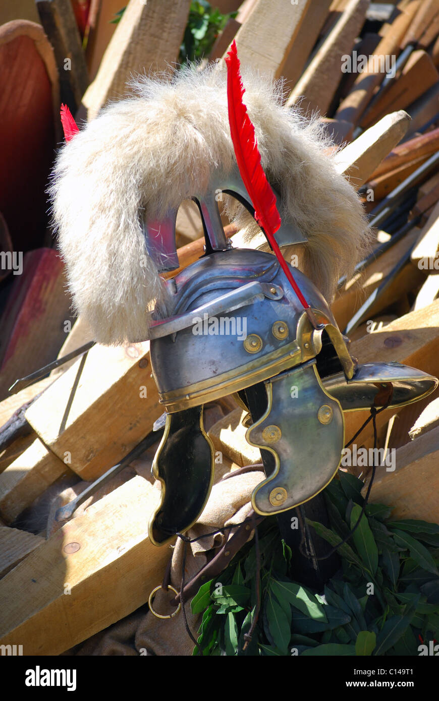 Roman soldiers helmet -Fotos und -Bildmaterial in hoher Auflösung – Alamy