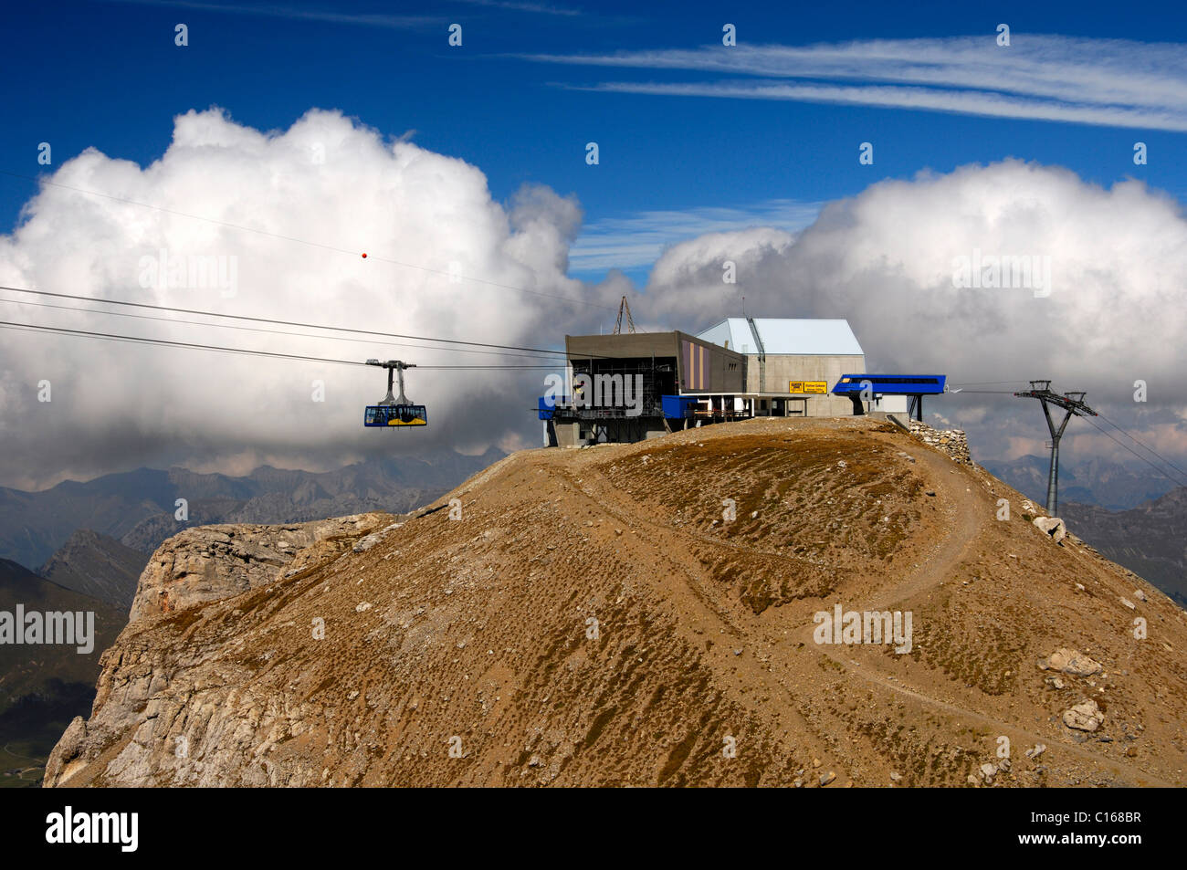 Mittelstation der Col du Pillon – Scex Rouge Seilbahn Glacier 3000 ...