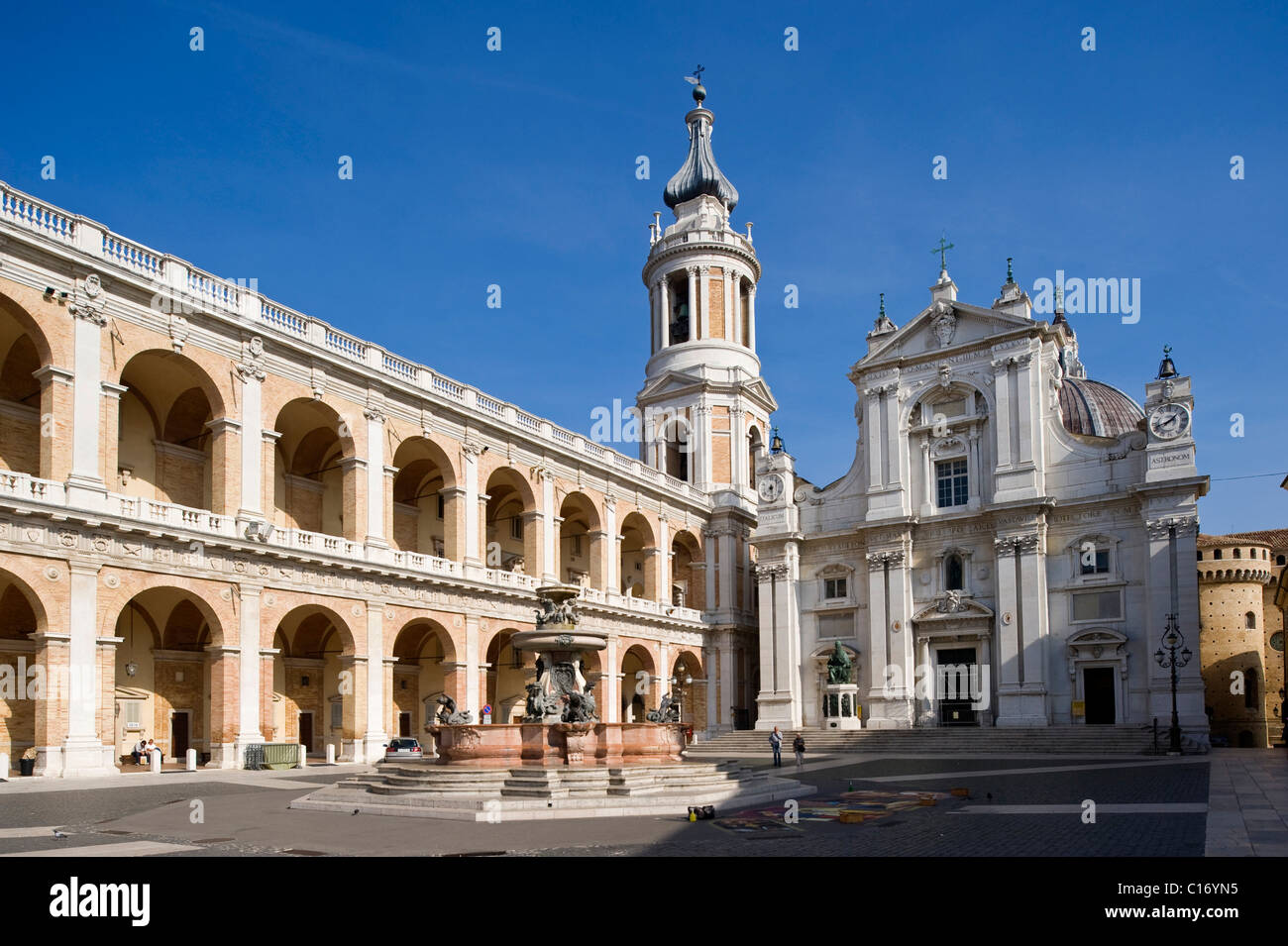 Santuario della Casa, Wallfahrt, Kirche, Loreto, Marche, Italien ...