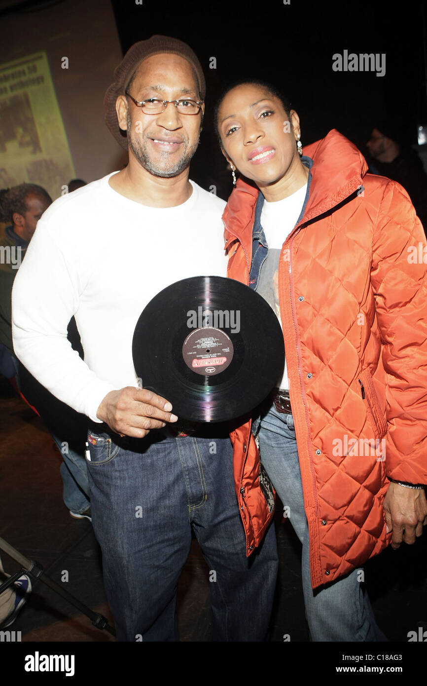 DJ Kool Herc (der Gott Vater der Hiphop-Musik) und seine Schwester ...