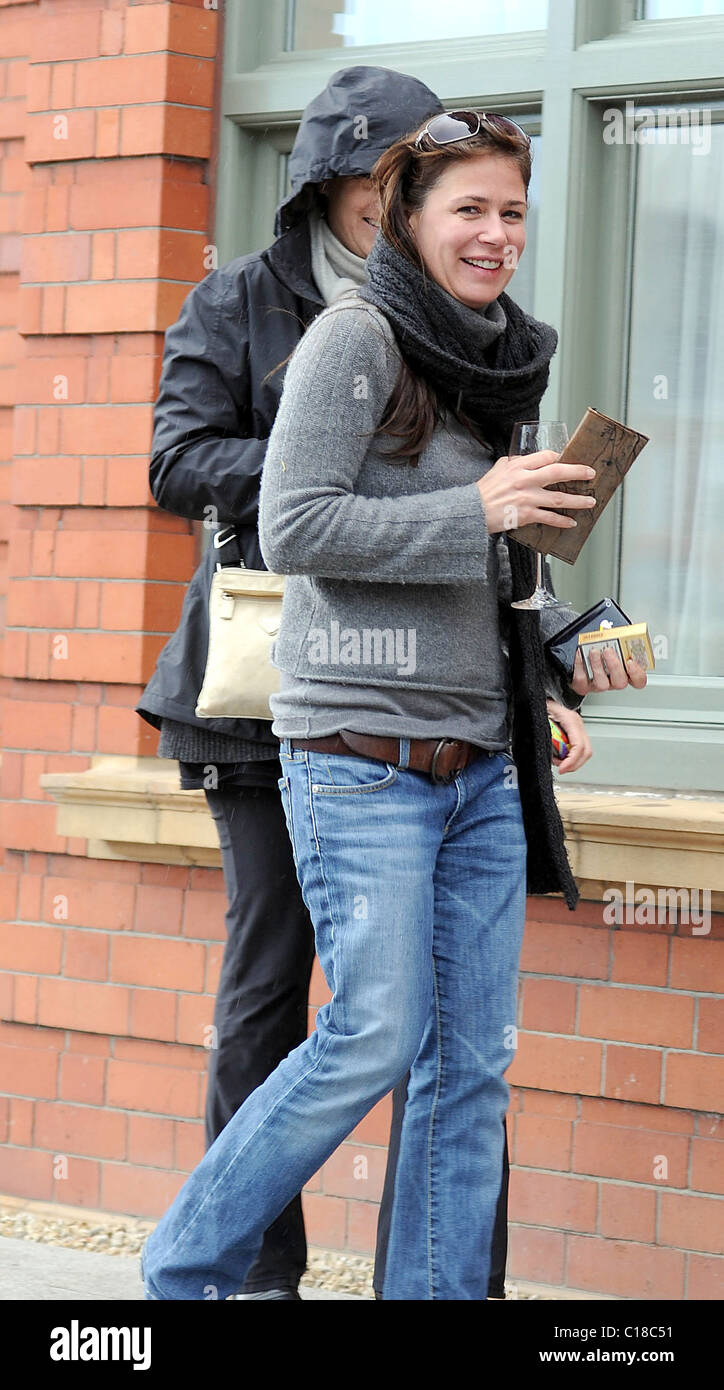 US-Schauspielerin Maura Tierney und ehemalige Krankenschwester auf dem ...