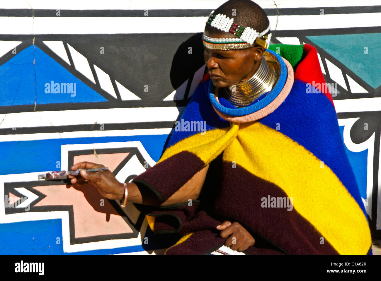 Ndebele Woman Botshabelo South Africa Stockfotos und -bilder Kaufen - Alamy