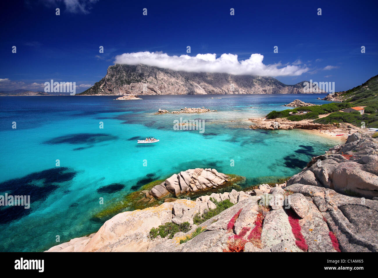 Cala Spalmatore Umhang, Isola Molara e Tavolara Inseln, Loiri (OT ...