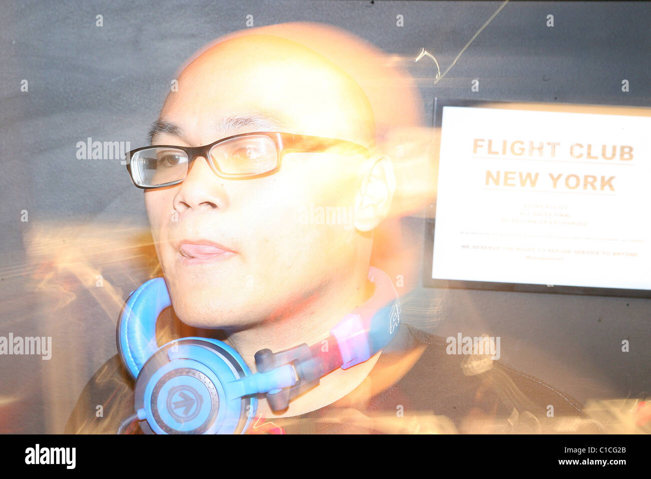 DJ Neil Armstrong, bei Def Jam Recordings zum Gedenken an 25 Jahre Hip ...