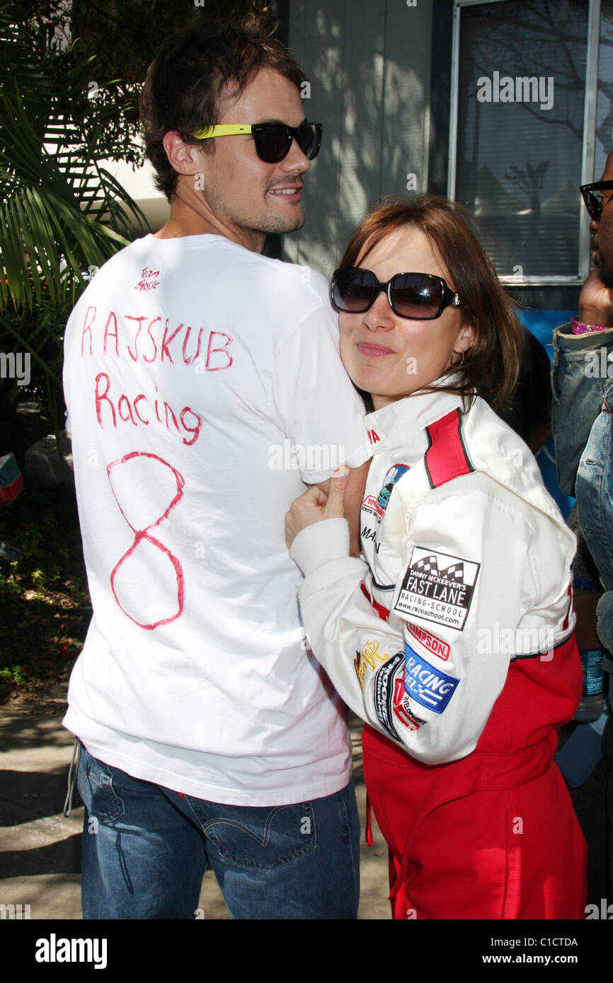 Matthew Rolph, Mary Lynn Rajskub The Toyota Pro/Celeb Renntag auf der ...