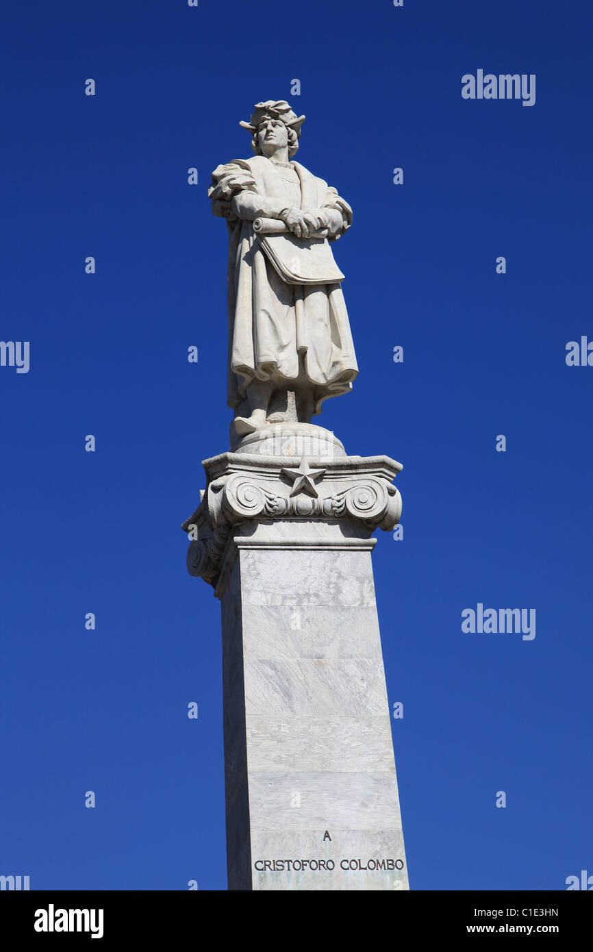 Statue von [Christopher Columbus] [Cristoforo Colombo] in ...