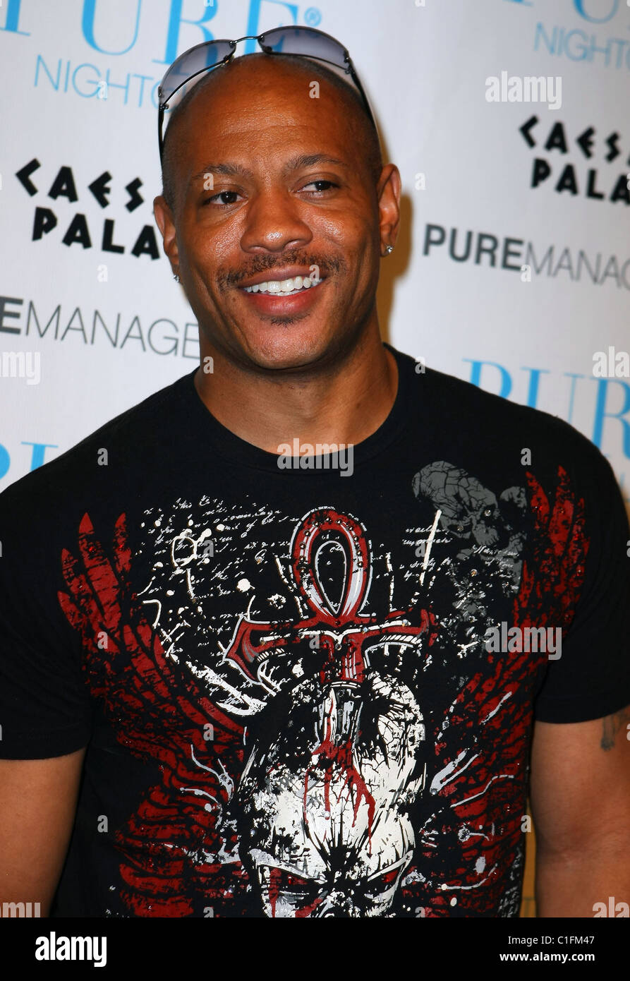 Maurice Greene Shawn Marion feiert seinen Geburtstag im Pure Nightclub ...
