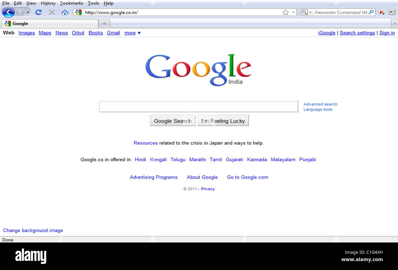 Google Startseite Stockfotos und -bilder Kaufen - Alamy