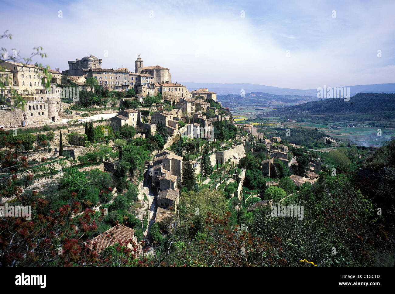 Frankreich, Vaucluse, Gordes, Luberon gekennzeichnet Les Plus Beaux ...