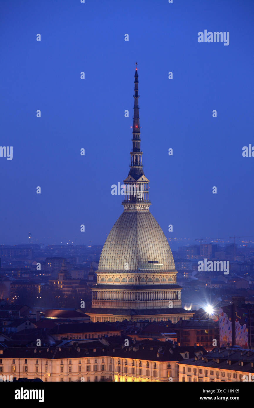 Die Mole Antonelliana und Stadtbild, Turin, Italien Stockfotografie - Alamy