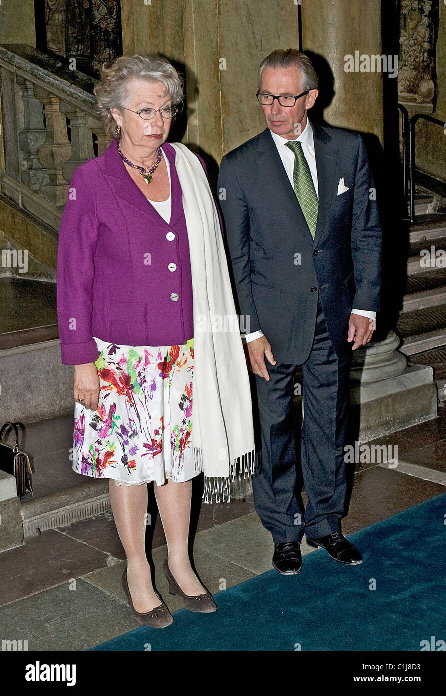 Prinzessin Christina, Schwester von König Carl Gustaf, und ihr Mann Tod ...