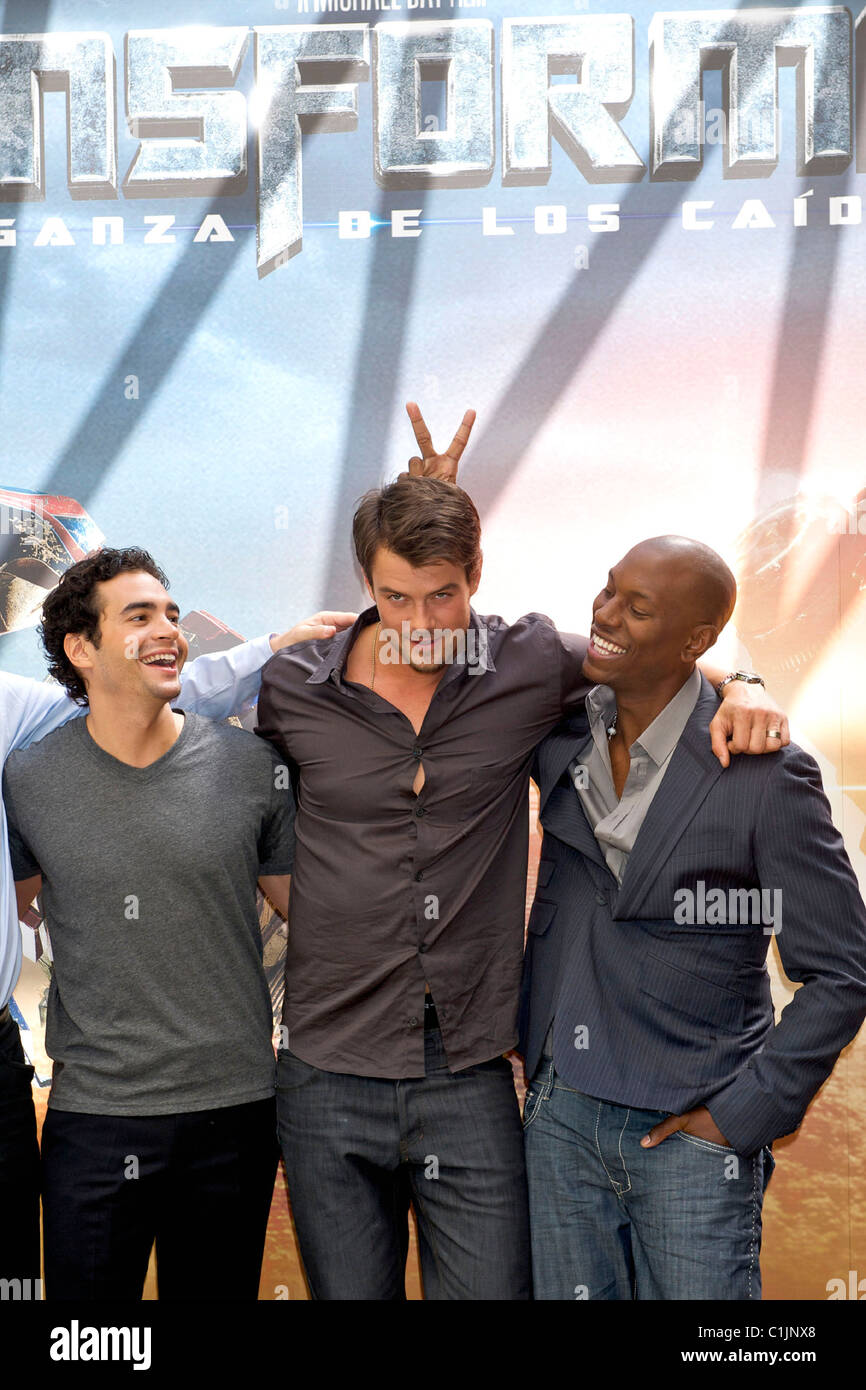 Ramon Rodriguez, Josh Duhamel und Tyrese Gibson "Transformers: Revenge ...