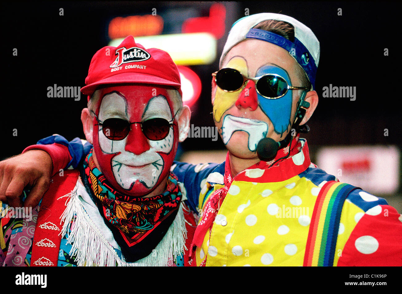 Rodeo clowns -Fotos und -Bildmaterial in hoher Auflösung – Alamy
