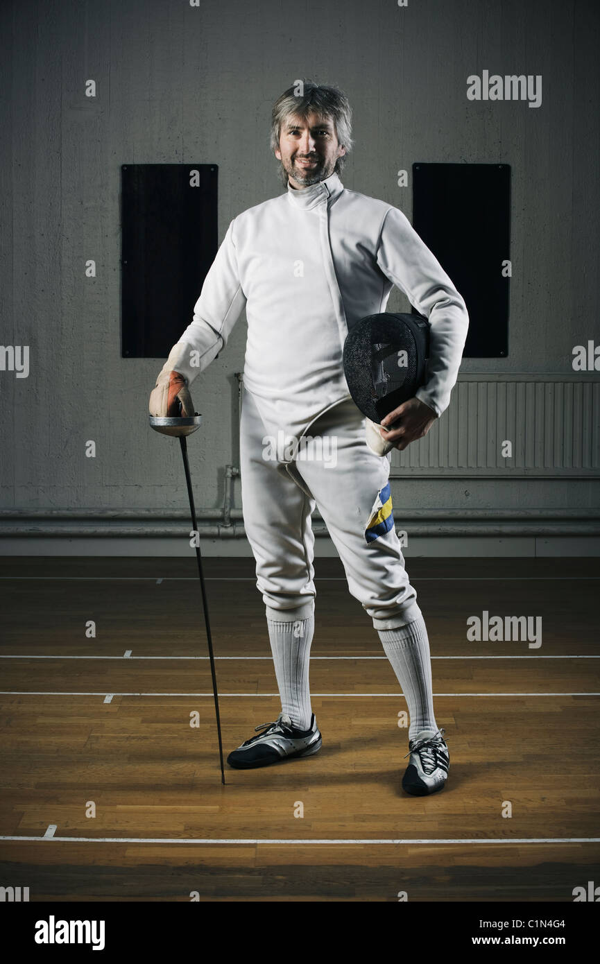 Fechter mann -Fotos und -Bildmaterial in hoher Auflösung – Alamy